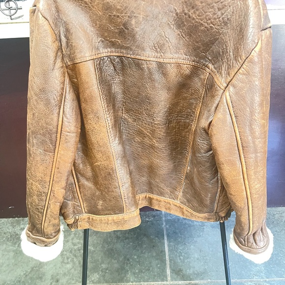 Specialized | Jackets & Coats | Vintage Genuine Leather Handmade Bomber ...